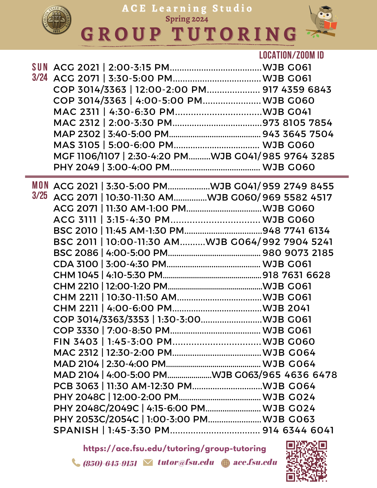 Group Tutoring | Academic Center for Excellence